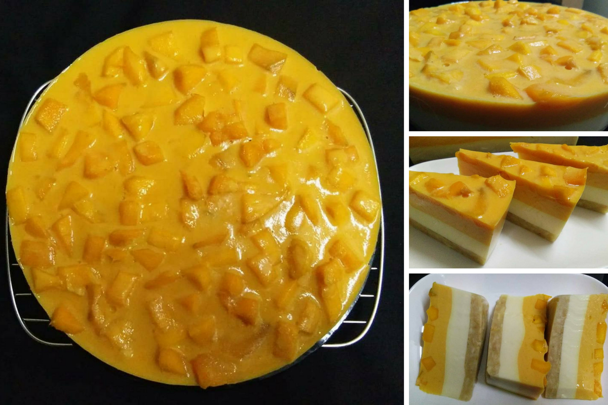 Puding Viral! Resipi Puding Cheese Mangga Tak Perlu Bakar Jadi Buruan ...